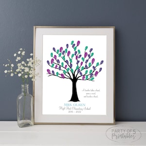 Teacher Appreciation Gift, Custom Teacher Gift From Class, Student ...