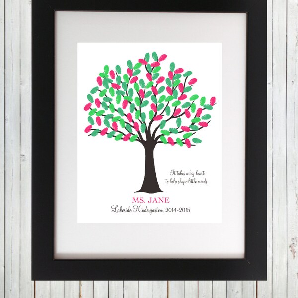 Fingerprint Tree - Etsy