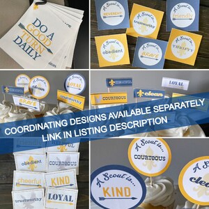 Scout Memory Cards Scout Motto / Law Cards Scout Flash - Etsy