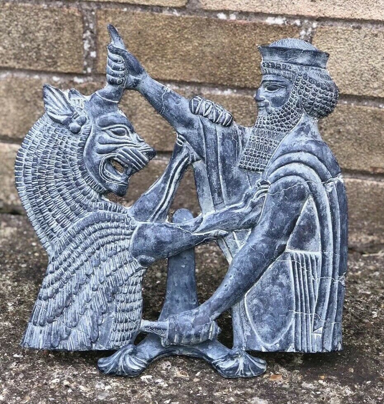 Stunning Persian Plaque on Stand Zoroastrian Monument Bas - Etsy UK