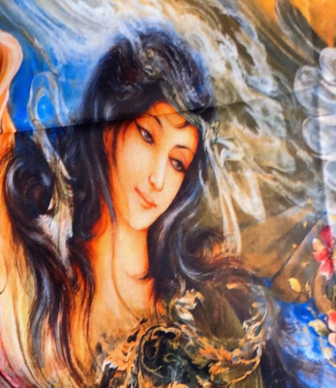 Persian Style Farchian Artwork Farsi Bohemian Ethnic Shawl Scarf NEW ...