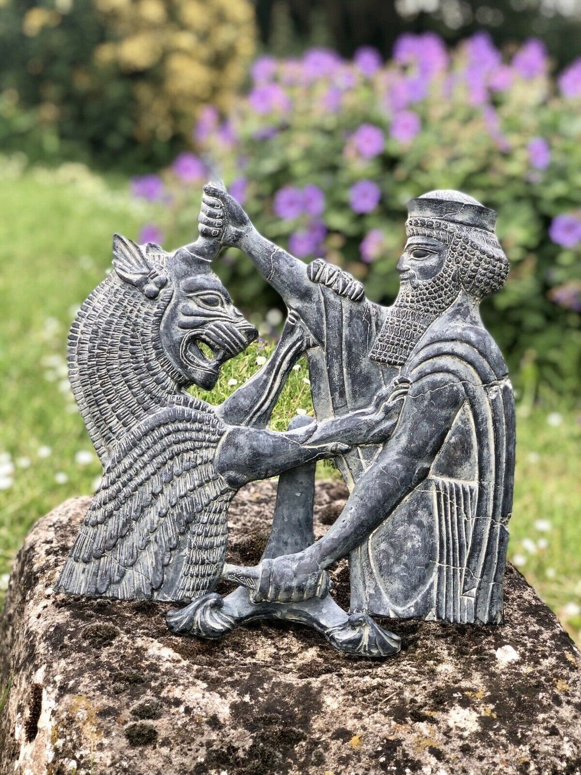 Stunning Persian Plaque on Stand Zoroastrian Monument Bas - Etsy UK