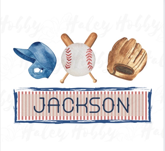 Baseball Monogram Boys T-shirt Design Watercolor Shirt PNG - Etsy