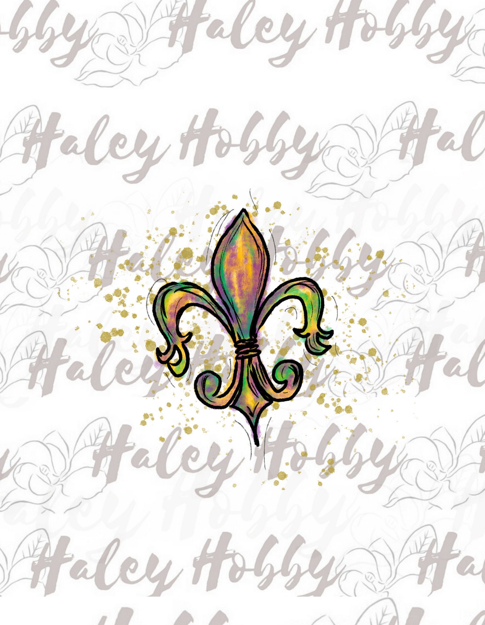 Mardi Gras Fleur De Lis Saints New Orleans NOLA PNG | Etsy