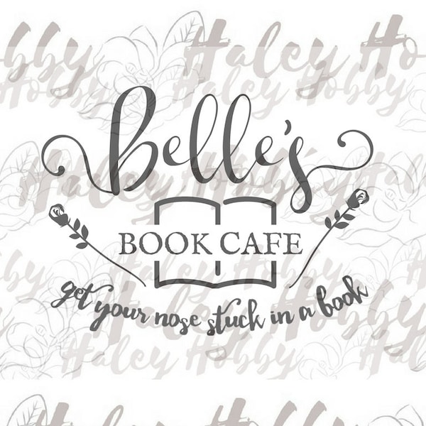 Belle Book Svg - Etsy