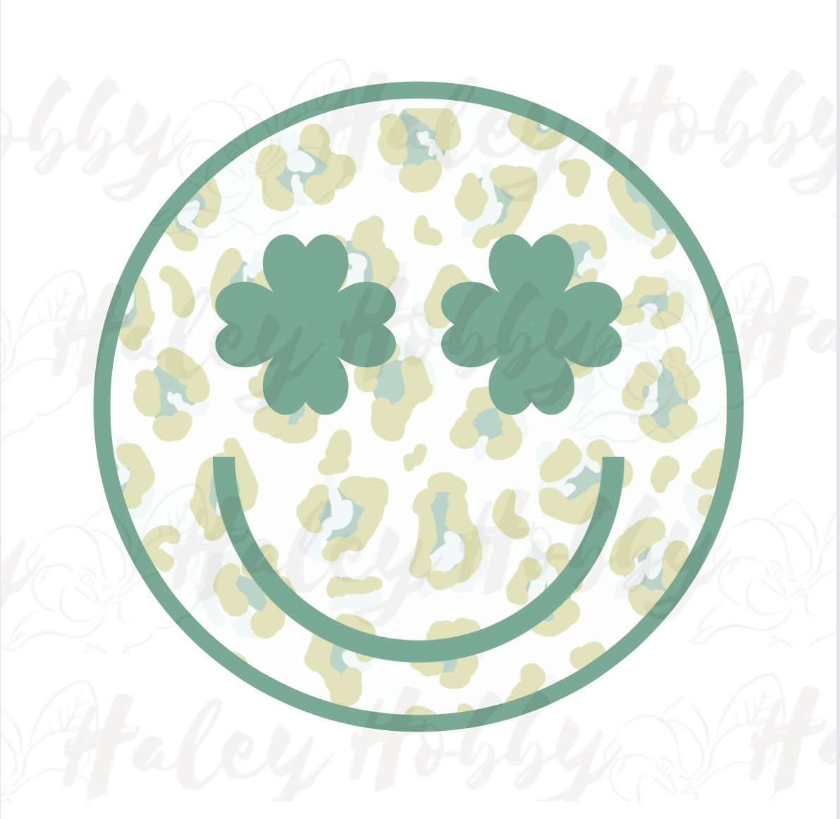 Happy Smiley Face St. Patrick's Day Leopard Mom Girls | Etsy