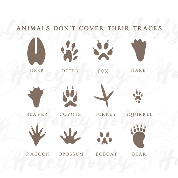 Wildlife Tracks - Etsy