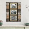 Cape Cod Style White Washed Double Reclaimed Wood Picture Frame | Two ...