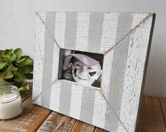 Striped Picture Frame - Etsy