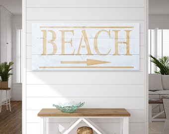 Rustic Beach Sign - Etsy