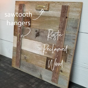 Rustic Modern Farmhouse Shiplap White Washed Reclaimed Wood Picture ...