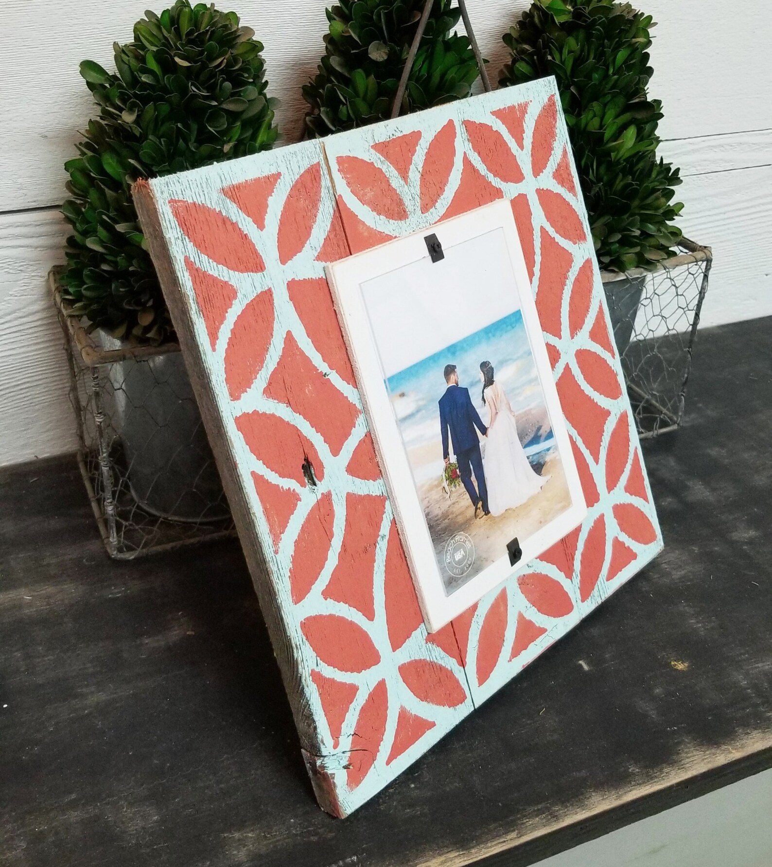 Farmhouse Tile Home Decor Reclaimed Rustic Wood 4x6 Picture - Etsy