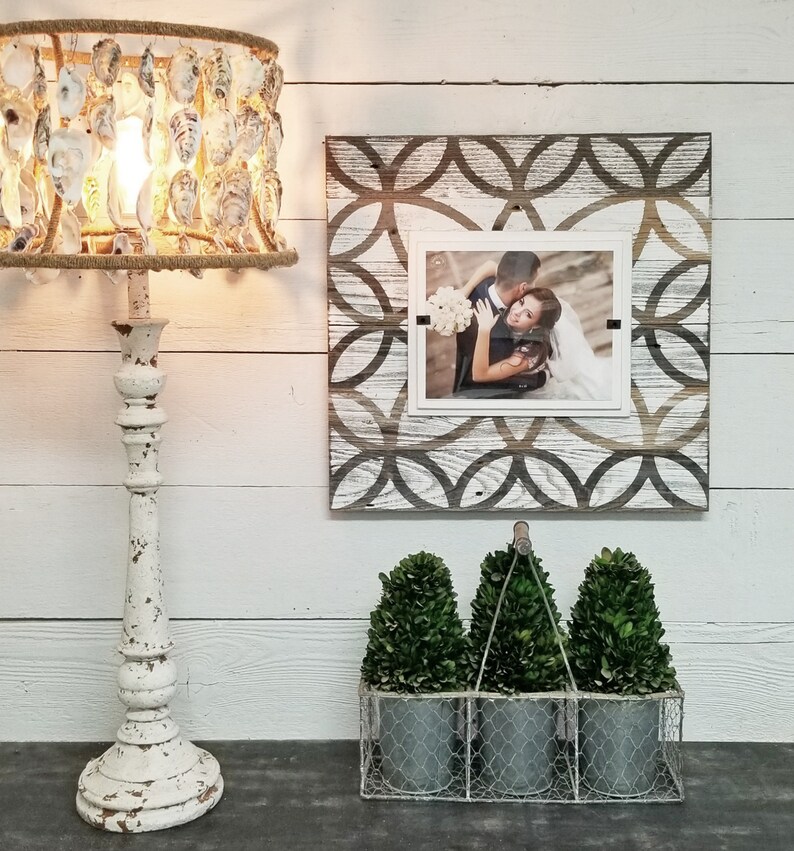 SETS Farmhouse Decor Tile Rustic Reclaimed White Wood - Etsy