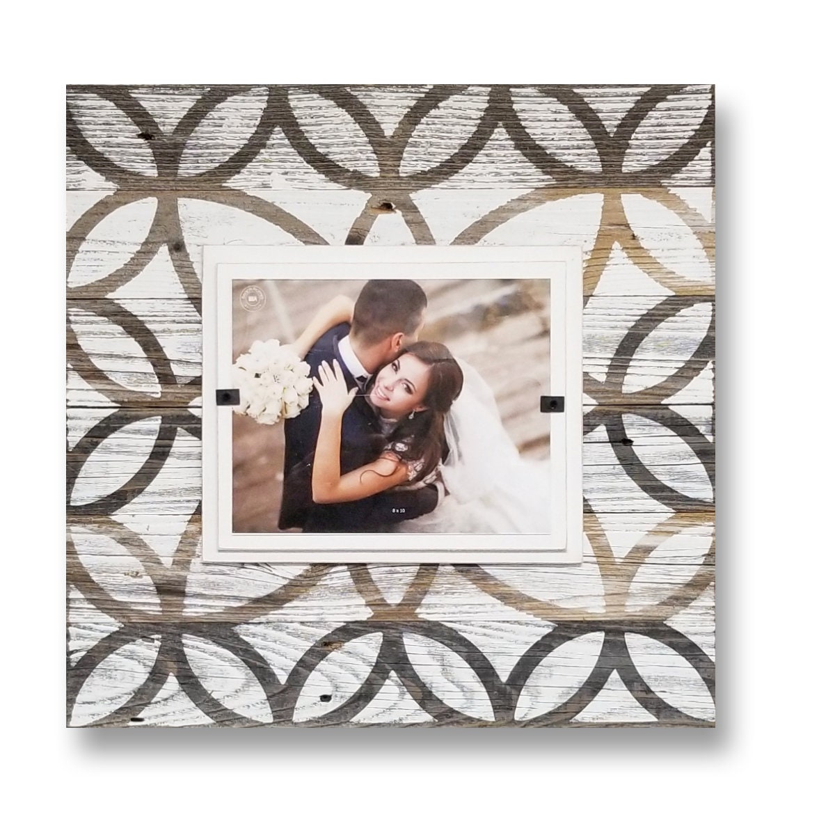 SETS Farmhouse Decor Tile Rustic Reclaimed White Wood - Etsy