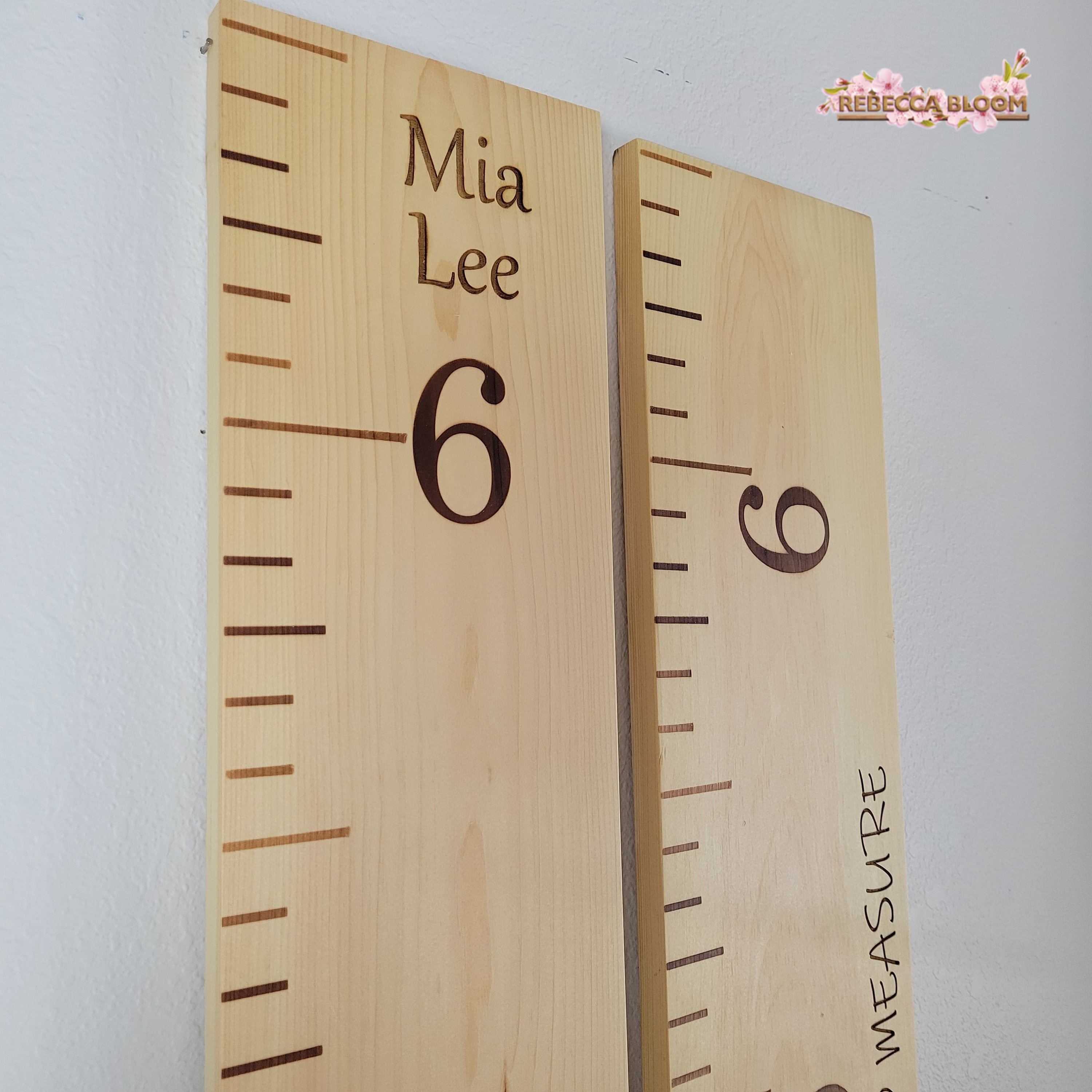 Growth Chart Ruler Growth Ruler Wooden Growth Chart Wood - Etsy