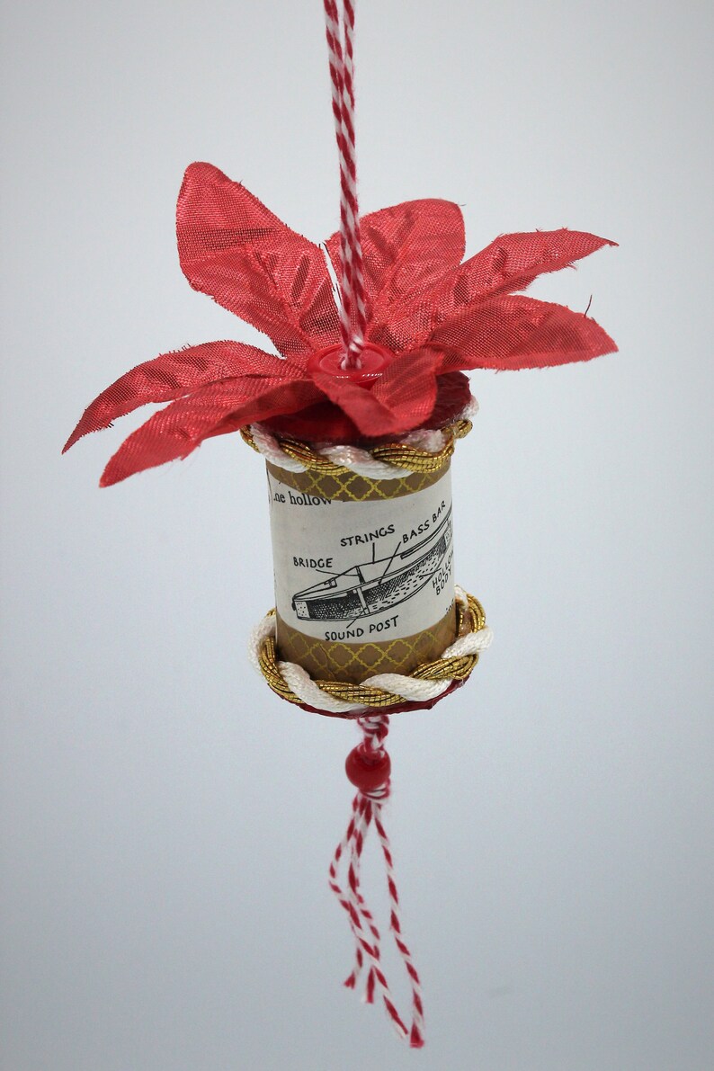 One of A Kind Upcycled Thread Spool Ornament - Sewing Notions ...