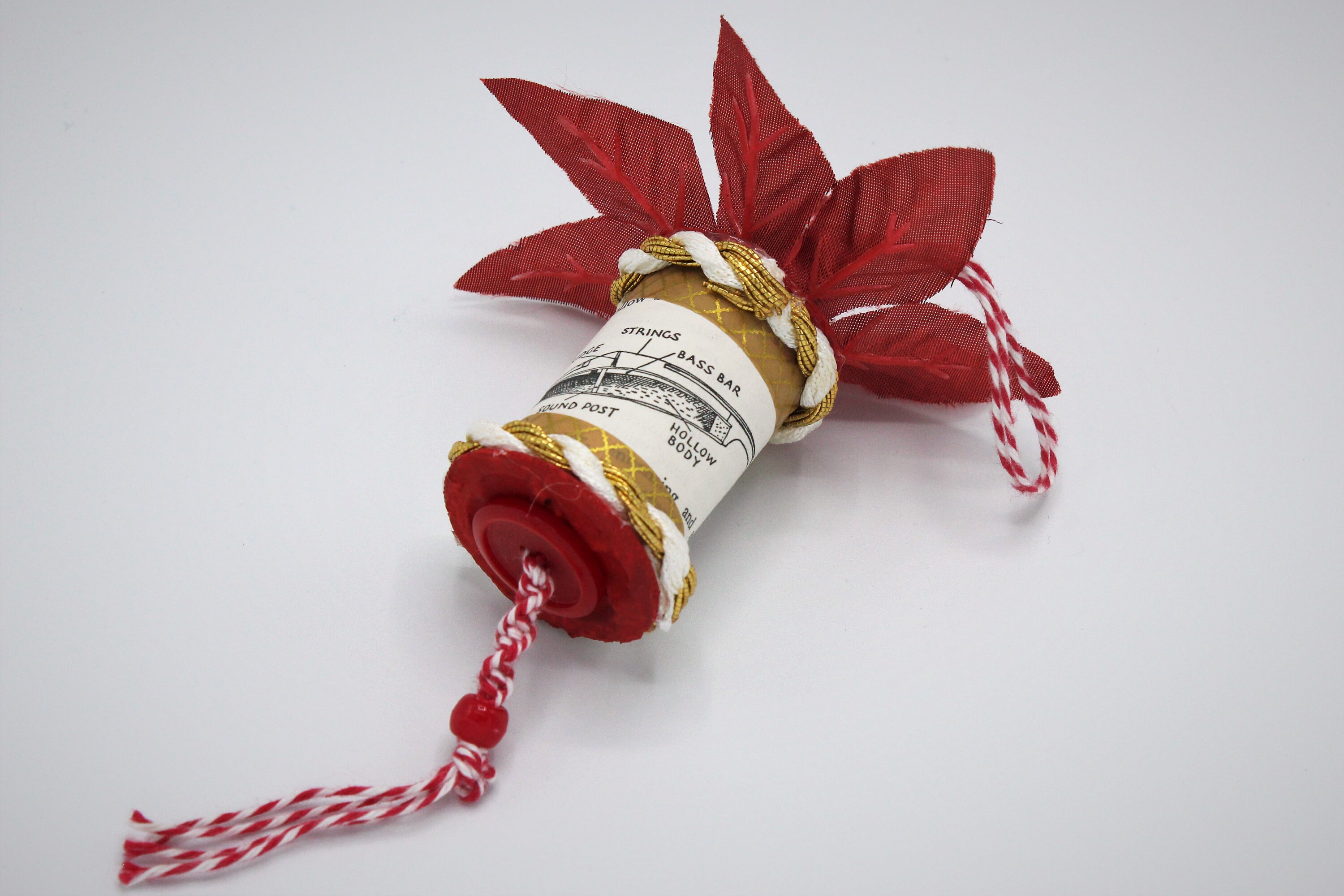One of A Kind Upcycled Thread Spool Ornament - Sewing Notions ...