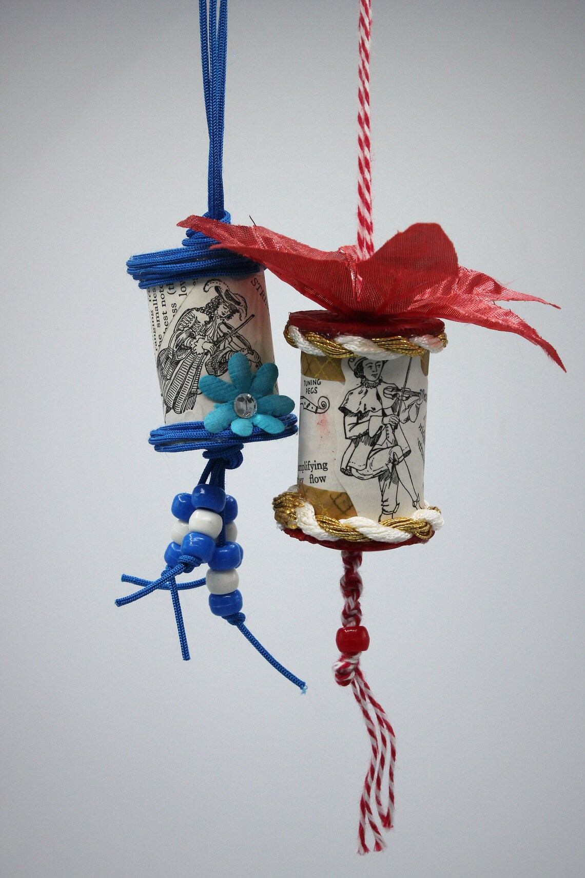 One of A Kind Upcycled Thread Spool Ornament - Sewing Notions ...