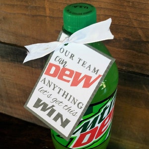 Our Team Can DEW Anything Team Treat Tags - Etsy