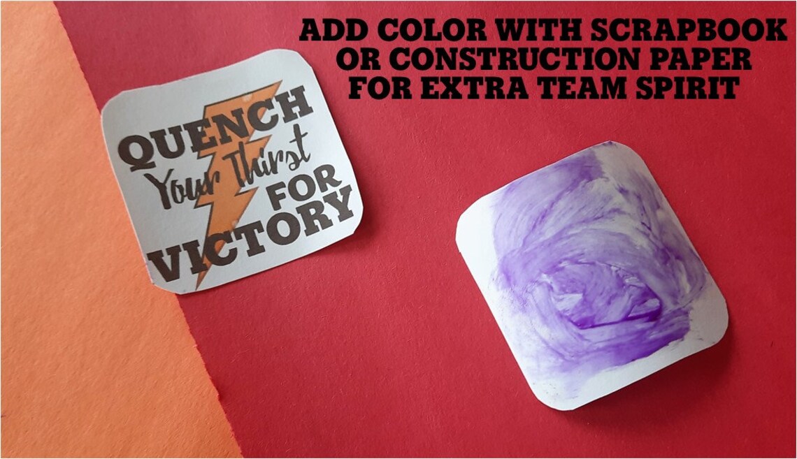 Quench Your Thirst for Victory Gatorade Team Treat Tags - Etsy