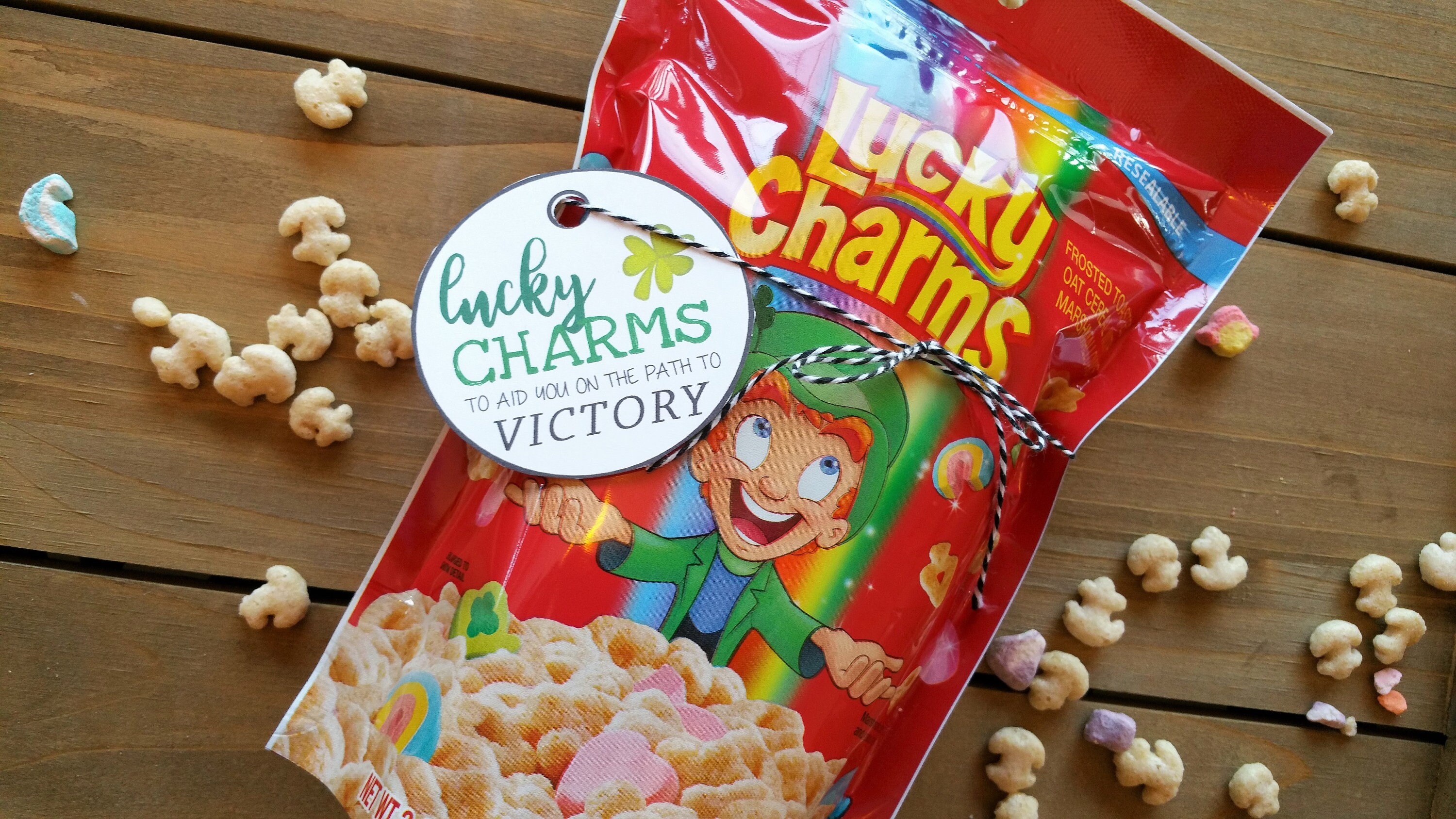 Lucky Charm Team Treat Tags - Etsy