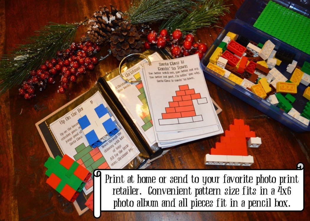 12 Days of Christmas Advent Brick Pattern Activity Kit - Etsy
