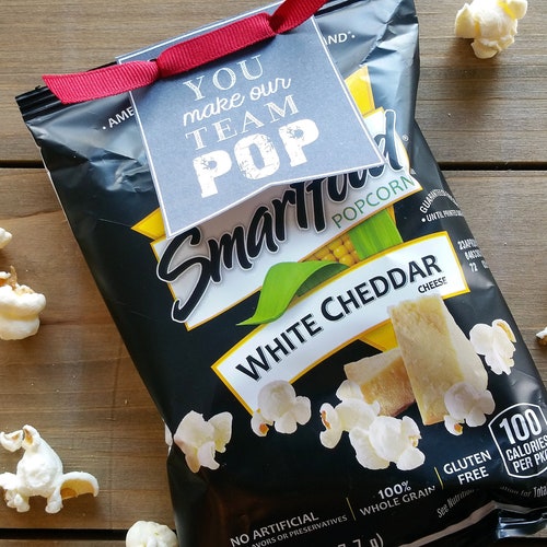 Our Team is Popping Popcorn Team Treat Tags - Etsy