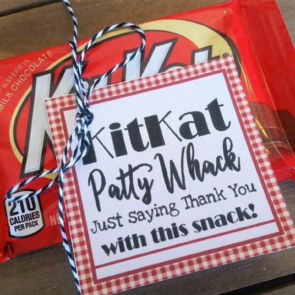 Kit Kat Tag - Etsy