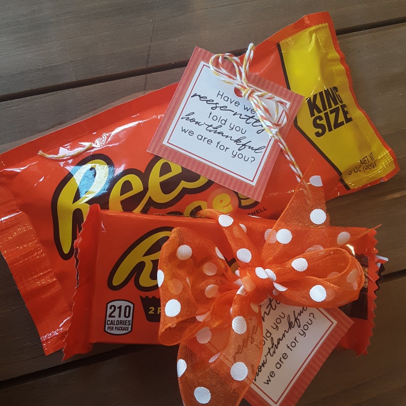 Reese's Appreciation Tag - Etsy