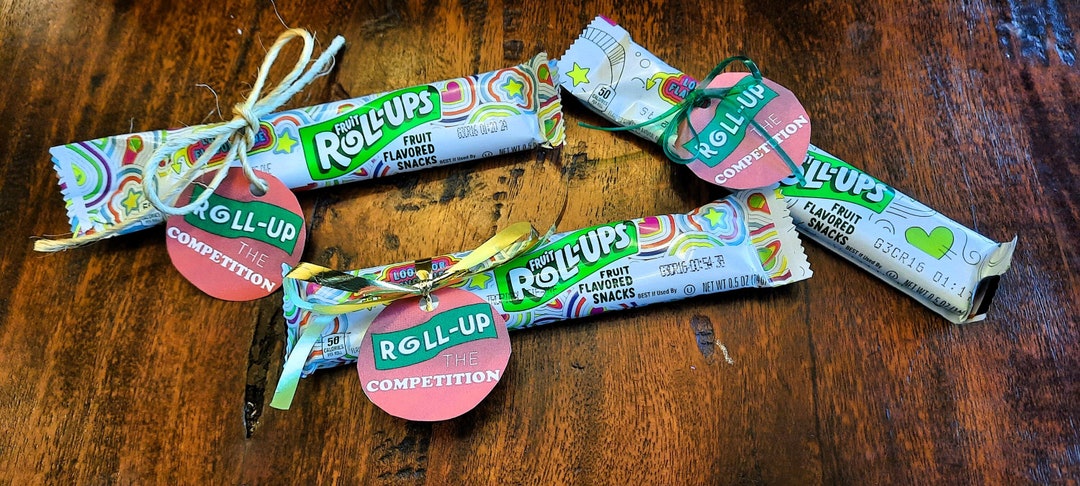 Roll up the Competition Team Treat Tags - Etsy