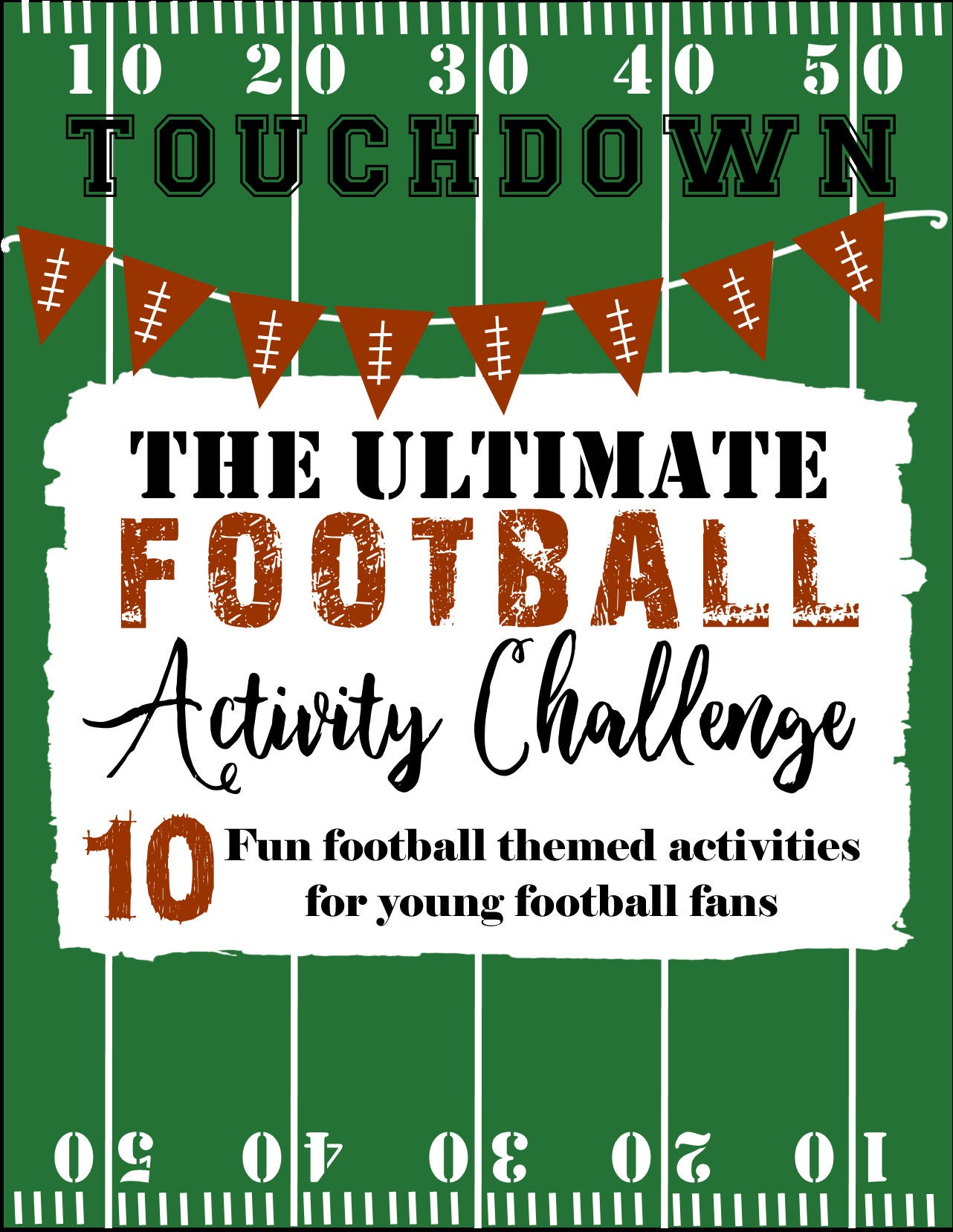 The Ultimate Football Activity Challenge | Etsy