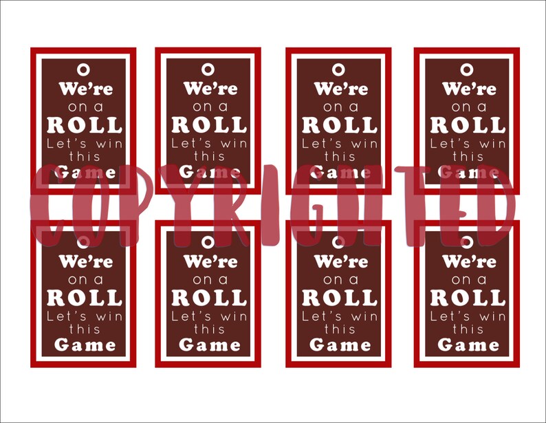 Tootsie Roll Team Tags | Etsy