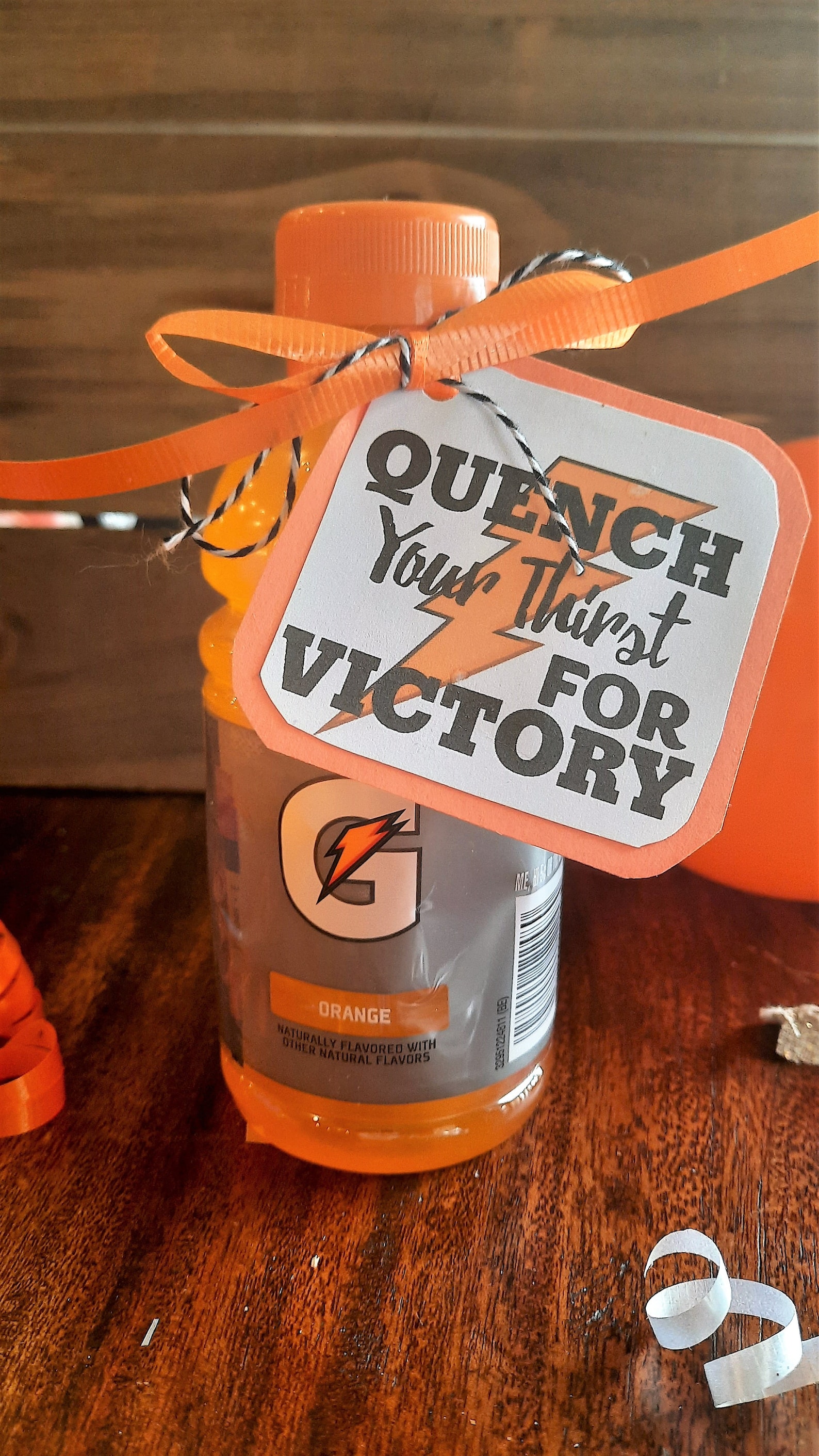 Quench Your Thirst for Victory- Gatorade Team Treat Tags - Etsy