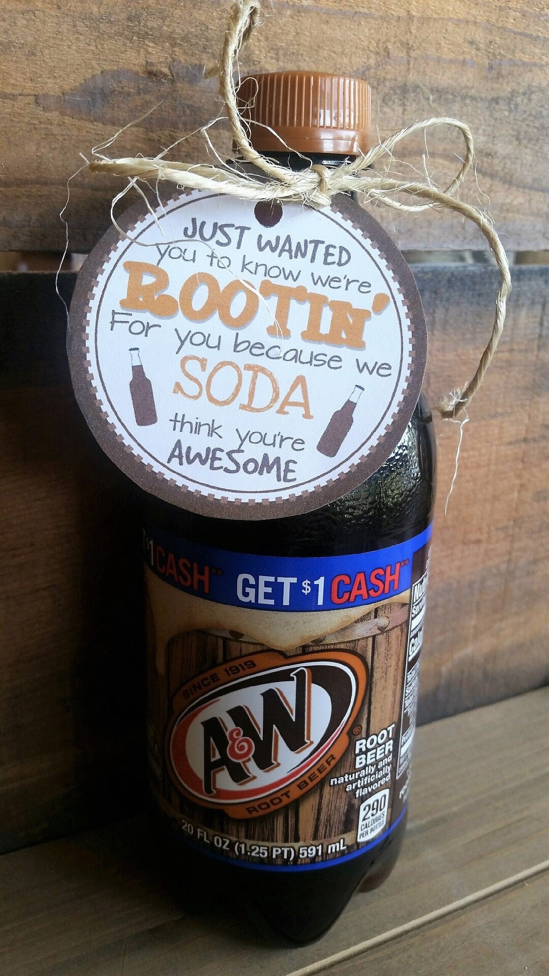 We're Rootin' for You Team Gift Tag - Etsy