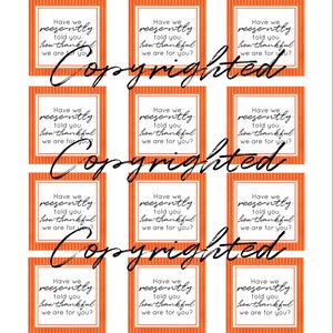 Reese's Appreciation Tag - Etsy