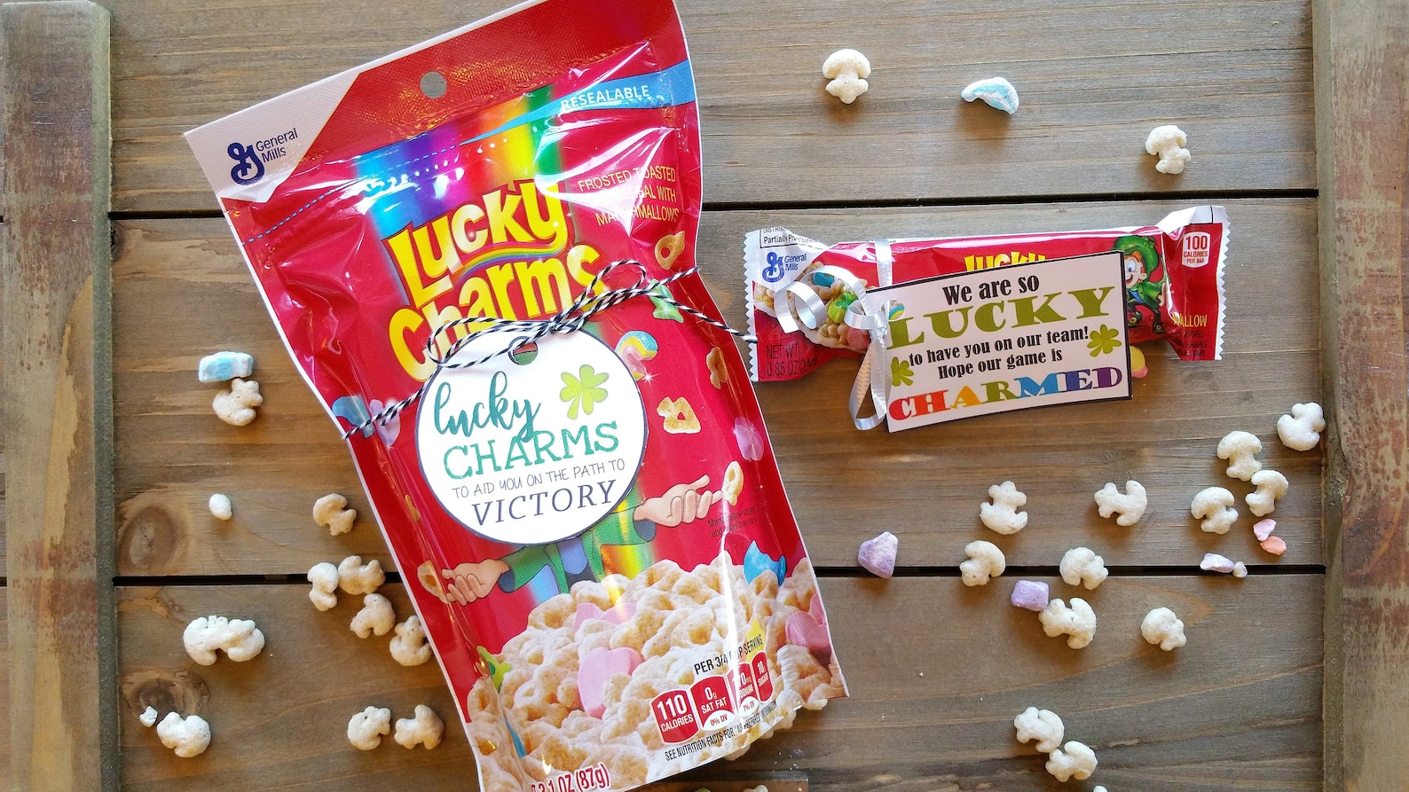 Lucky Charm Team Treat Tags - Etsy