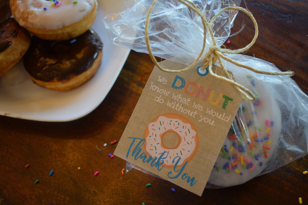 Printable Donut Gift Tags and 8x10 Donut Wall Art - Etsy