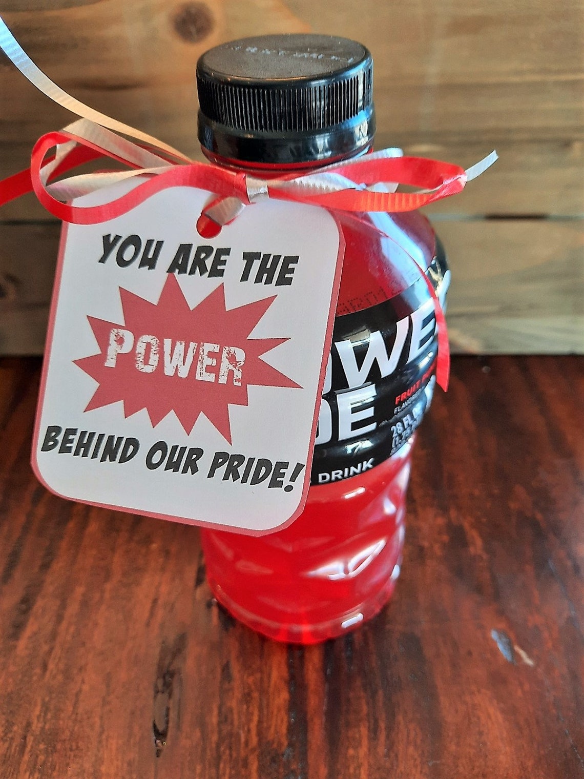 You Are the Power Behind Our Pride Powerade Team Treat Tags - Etsy