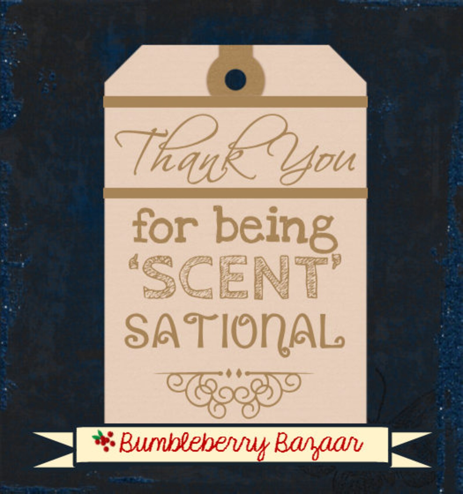 Thank You for Being Scent-sational Gfit Tag - Etsy