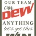 Our Team Can DEW Anything Team Treat Tags - Etsy
