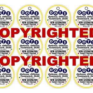 DOTS- Defense, Offense, Teamwork, Skills Team Treat Tag - Etsy