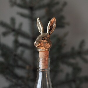 Easter Bunny. Easter Rabbit. Bottle Stopper Rabbit. Wine Bottle Topper ...