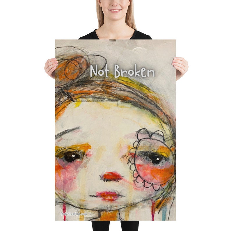 Not Broken Poster - Etsy