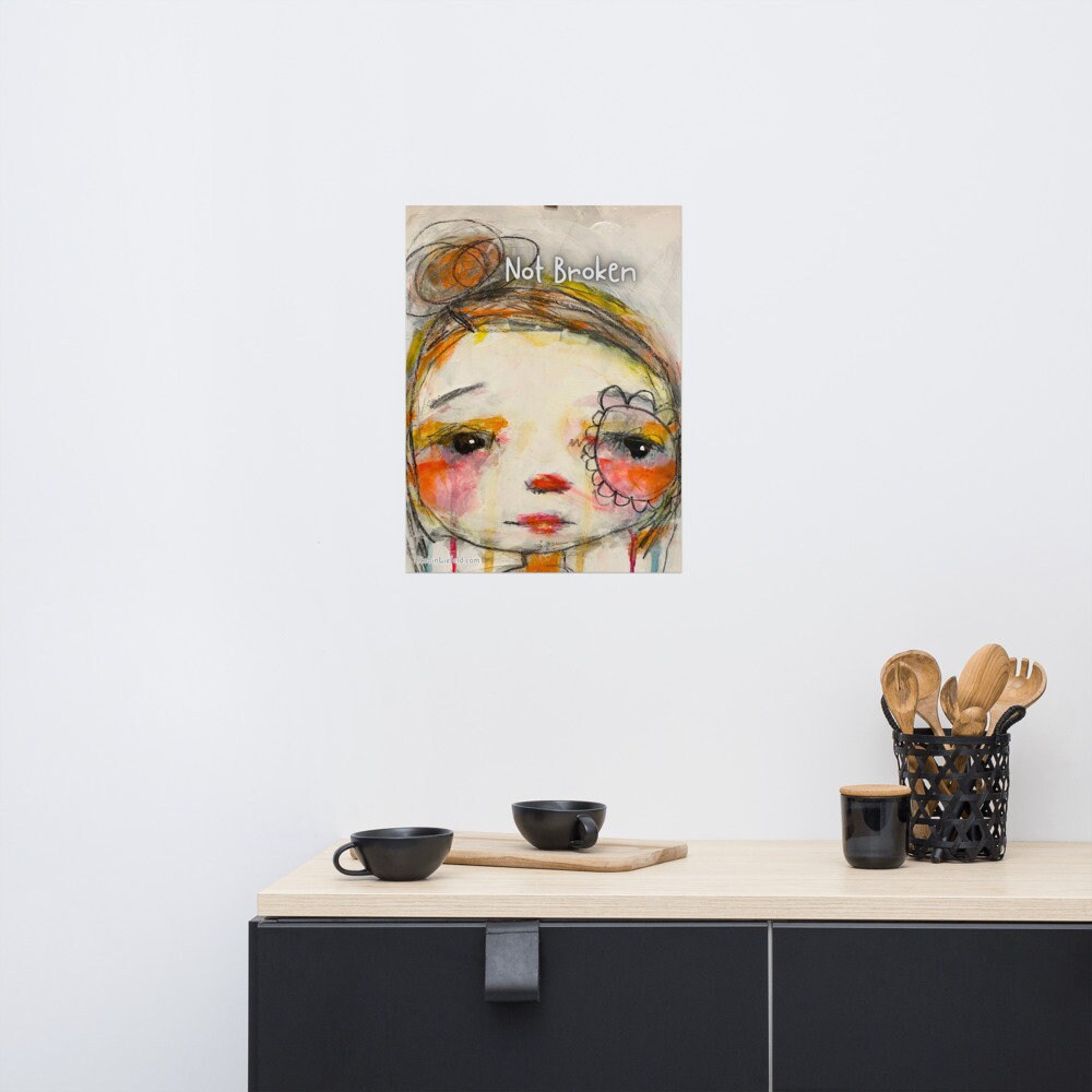 Not Broken Poster - Etsy