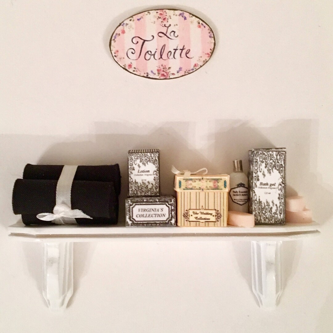 A Beautiful Framed Shadow Box Miniatures - 1/12 Dollhouse Miniatures - Etsy