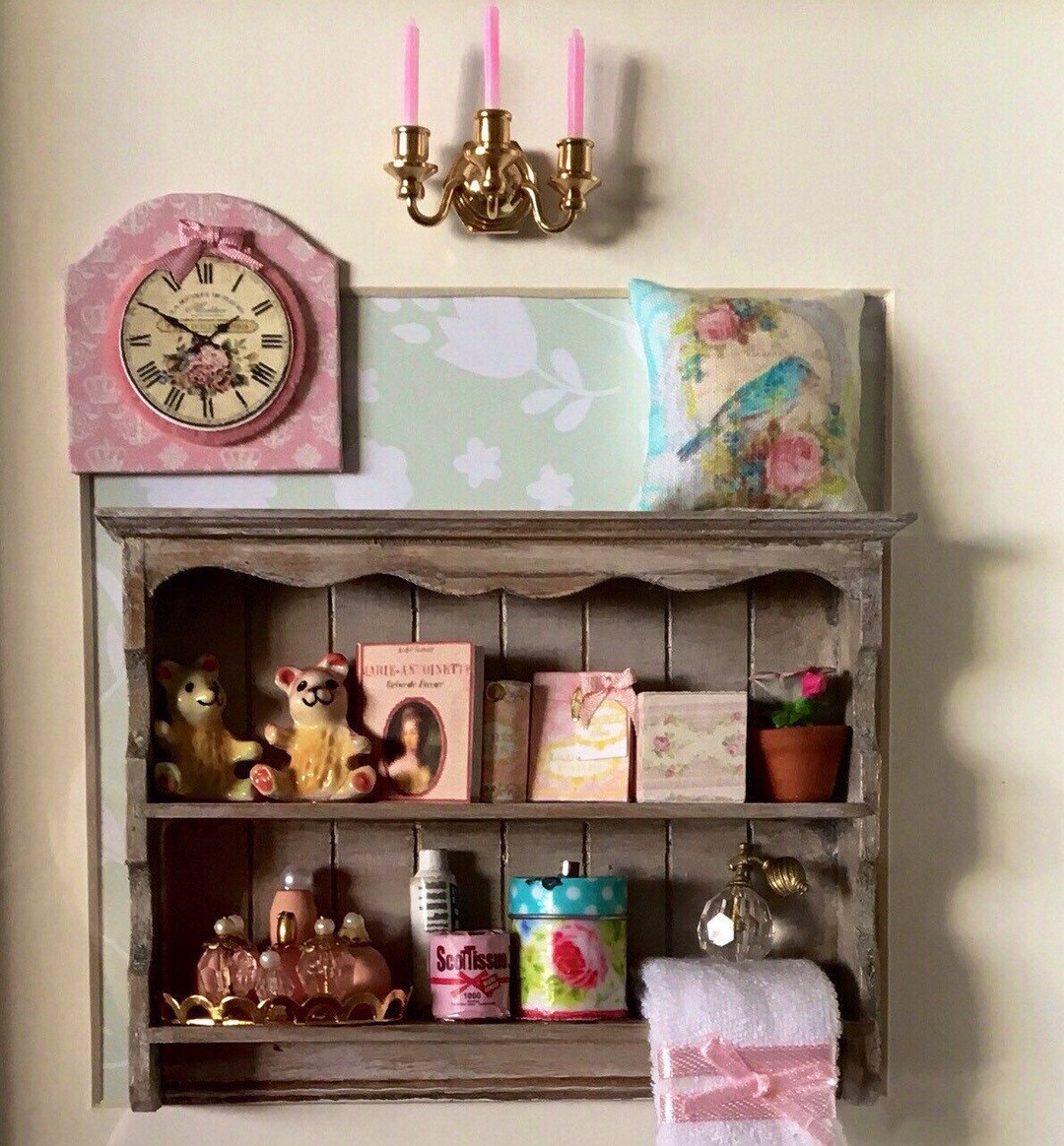 SOLD OUT - A Unique Framed Shadow Box - 1/12 Dollhouse Miniatures ...