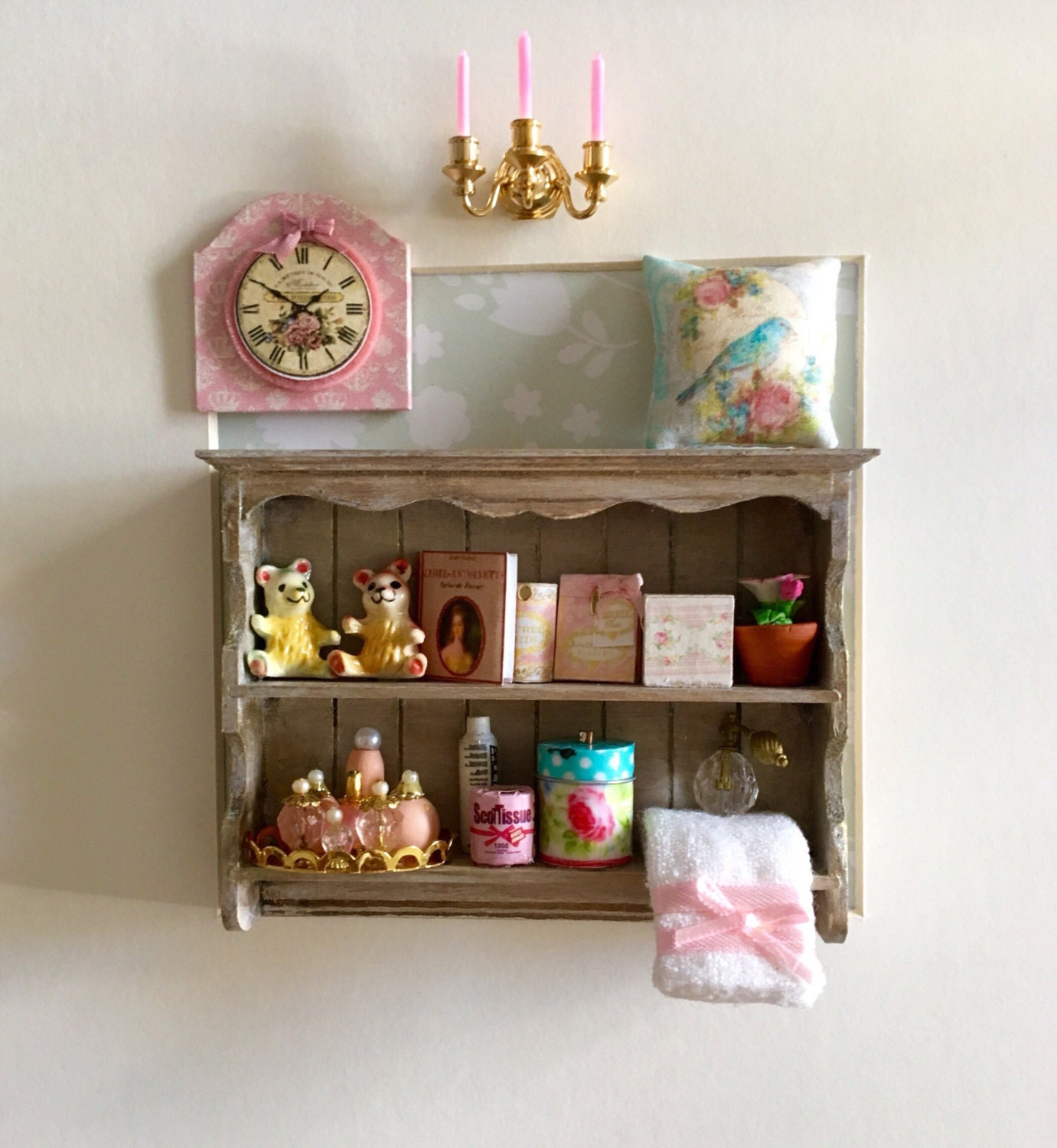 SOLD OUT - A Unique Framed Shadow Box - 1/12 Dollhouse Miniatures ...