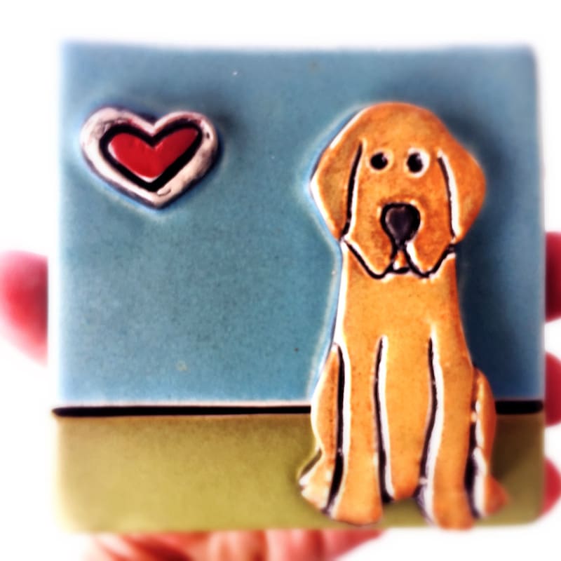 Dog Tile - Etsy