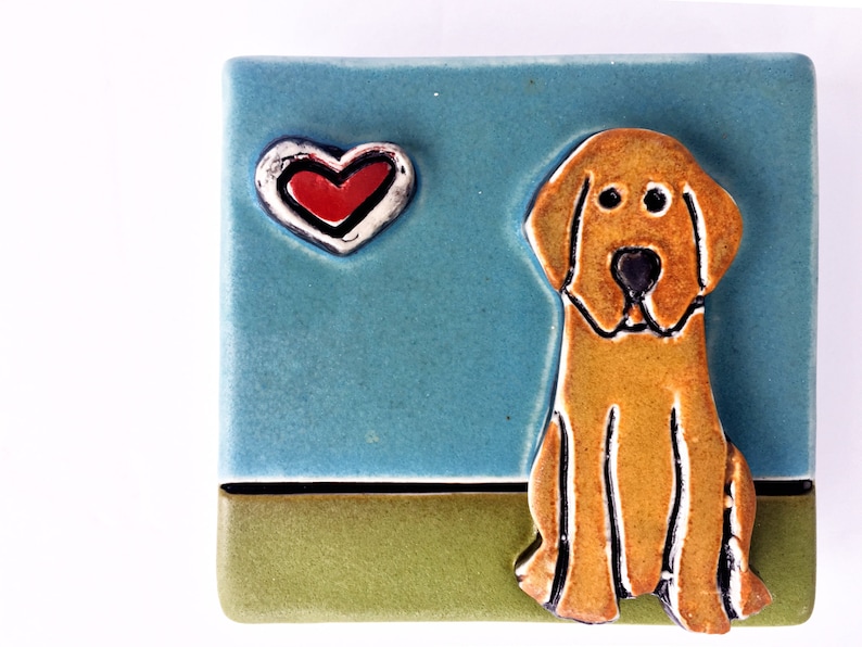 Clique Tile - Dog Love - Etsy