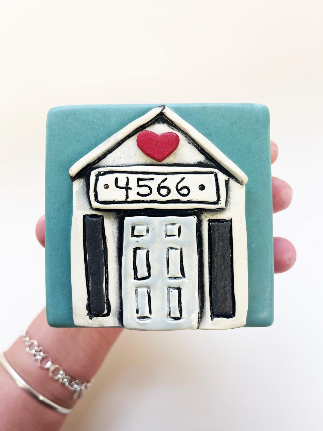 NEW CUSTOM Tile!! Choose Your Address & Door Color - Etsy
